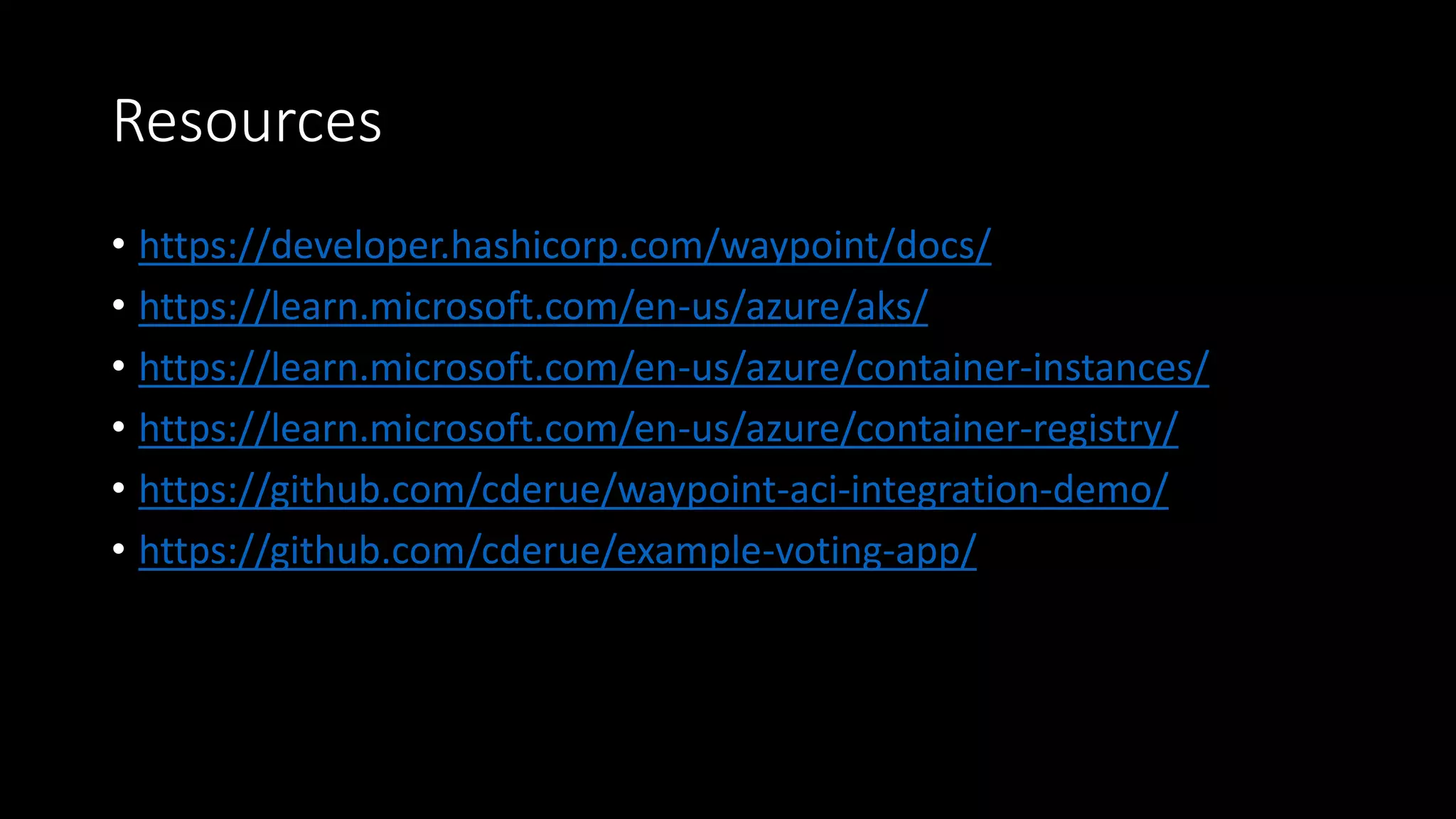 Building and deploying microservices to Azure with GitHub and Waypoint | PPTX