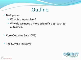 Core Outcome Measures in Effectiveness Trials | PPT | Search | Internet