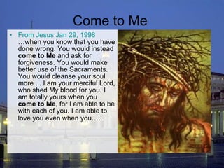 Jesus says come to Me | PPT