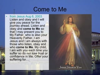 Jesus says come to Me | PPT