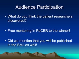 PaCER Program Presentation Comet Conference | PPT