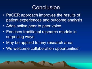 PaCER Program Presentation Comet Conference | PPT