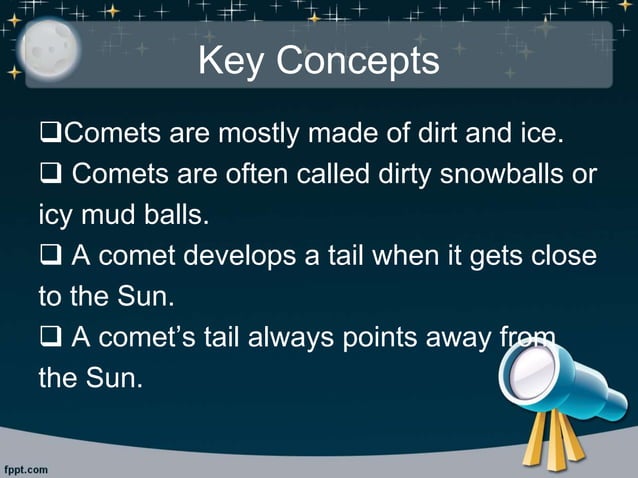 Comets | PPTX | Space and Astronomy | Science