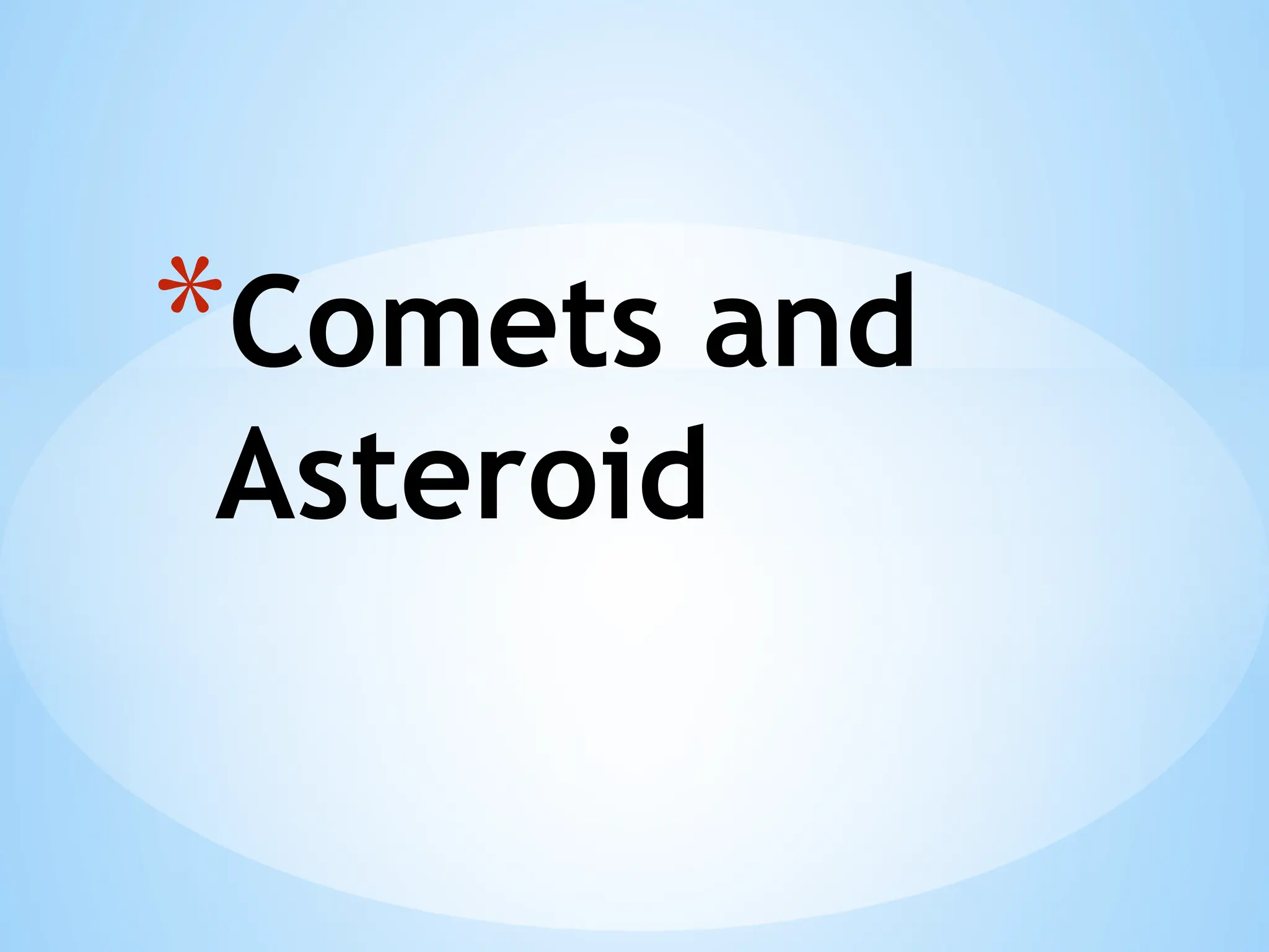 Comets-Asteroid-and-meteors-lecture-slides.ppt
