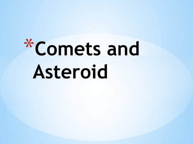 Comets-Asteroid-and-meteors-lecture-slides.ppt