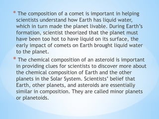 Comets-Asteroid-and-meteors-lecture-slides.ppt