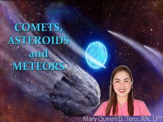 Comet Asteroid Meteoroid Assignment