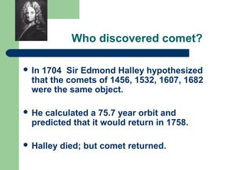 Comets and asteroids | PPT