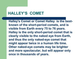 Comets and asteroids | PPT