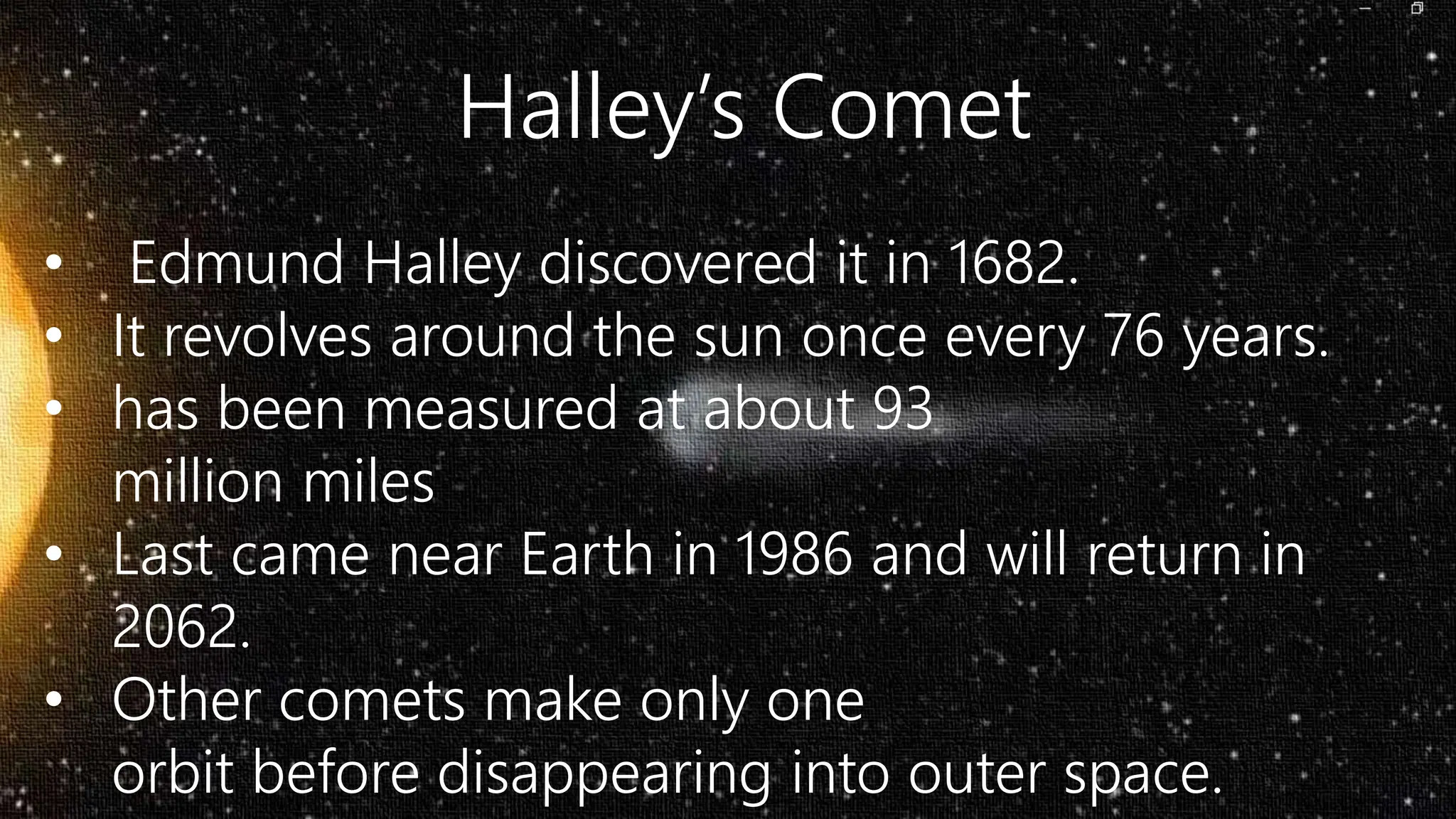 the universe on comets and asteroids.pptx