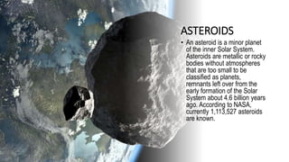 POWERPOINT FOR COMETS, ASTEROIDS, AND METEORS.pptx