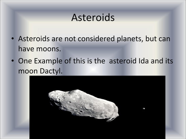 Comets, asteroids, meteors, and moons | PPT