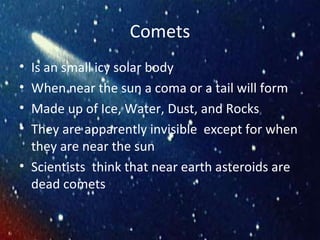 Comets | PPT