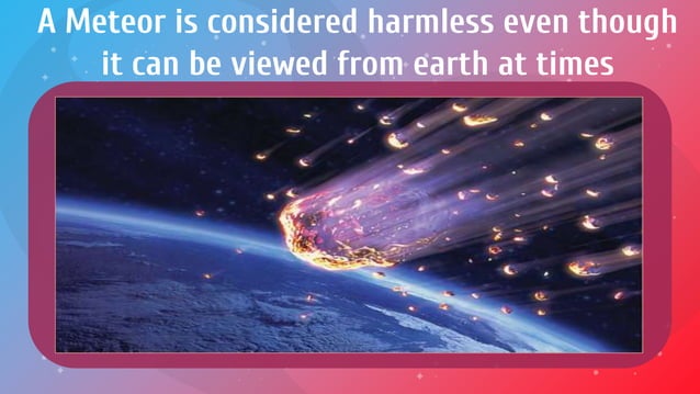 COMETS, METEOR, ASTEROIDS PPT.pptx | Space and Astronomy | Science