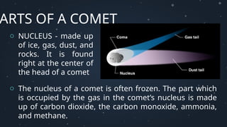 comets, meteoroids, asteroids-formation and development.pptx