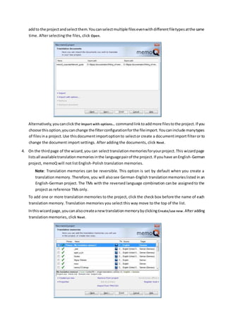 Guida all'utilizzo di MemoQ | PDF