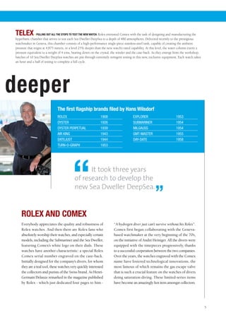 Rolex Science: Comex III - 1411 (5) | PDF