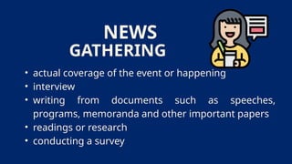 News Writing (Types of Lead, How to Write a Lead) | PPTX