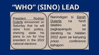 News Writing (Types of Lead, How to Write a Lead) | PPTX