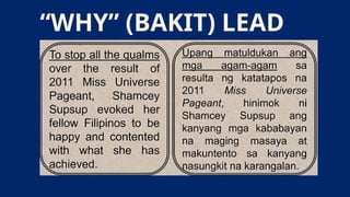 News Writing (Types of Lead, How to Write a Lead) | PPTX