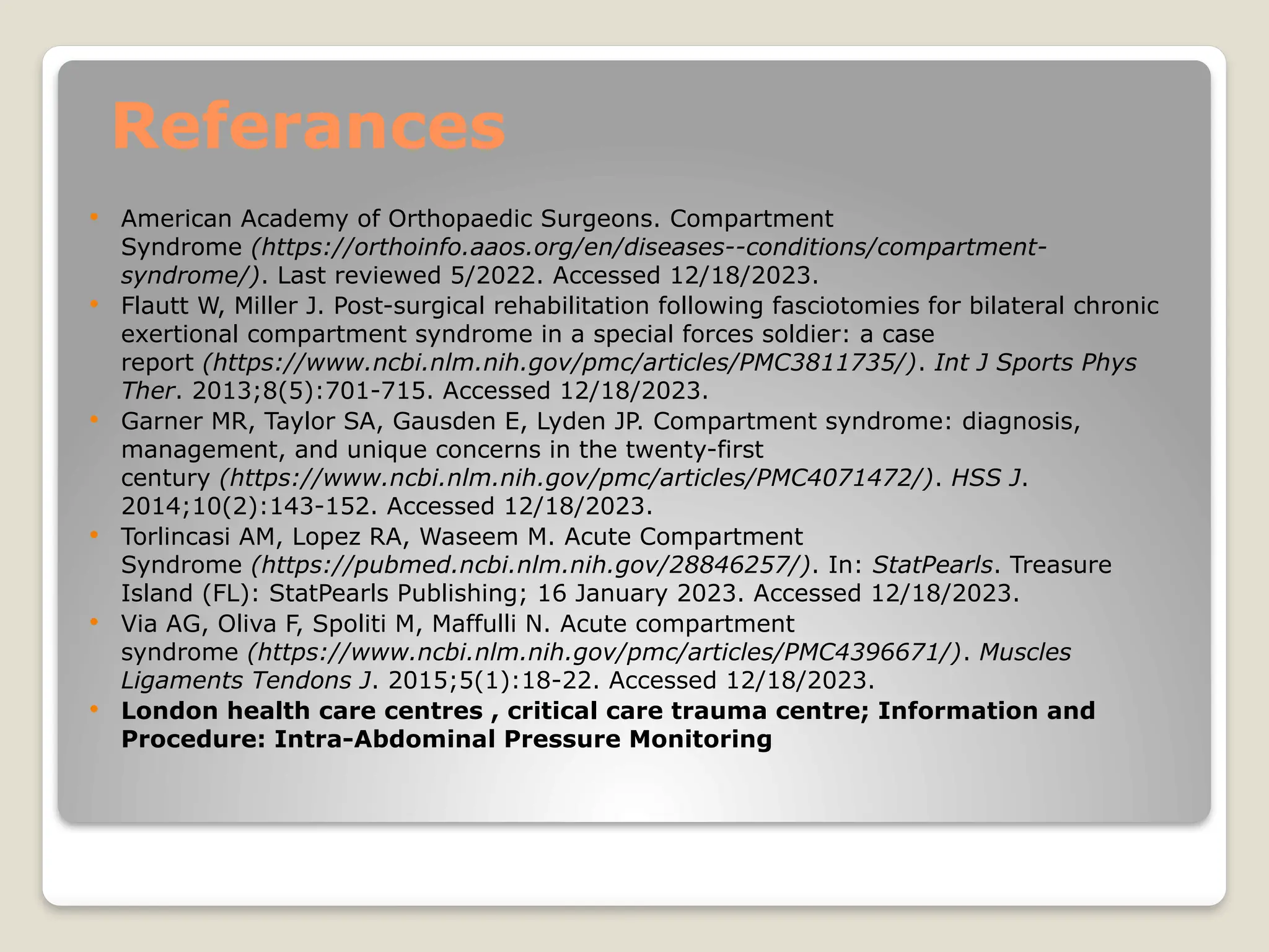 Compartment syndrome, meaning , types, causes , nursing management ...