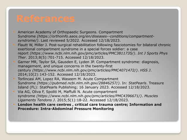 Compartment syndrome, meaning , types, causes , nursing management ...
