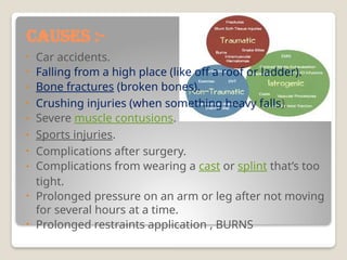Compartment syndrome, meaning , types, causes , nursing management ...
