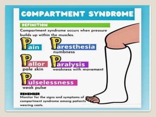Compartment syndrome, meaning , types, causes , nursing management , murugesh.pptx