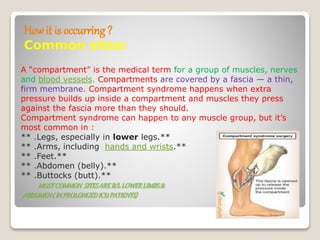 Compartment syndrome, meaning , types, causes , nursing management ...