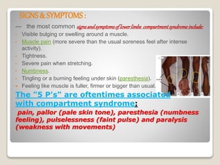 Compartment syndrome, meaning , types, causes , nursing management ...