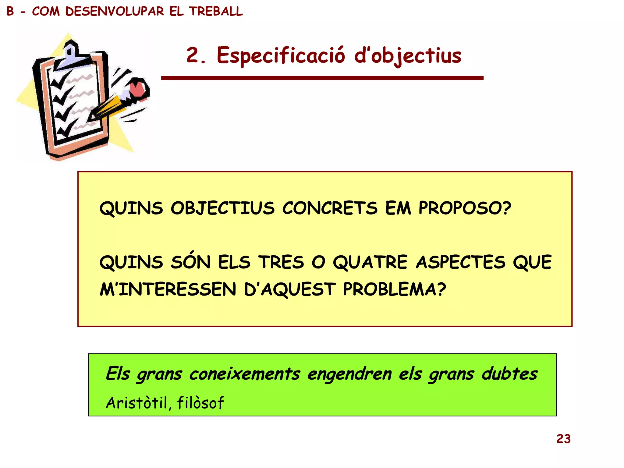 Com Fer Un Treball De Recerca 2 | PPT