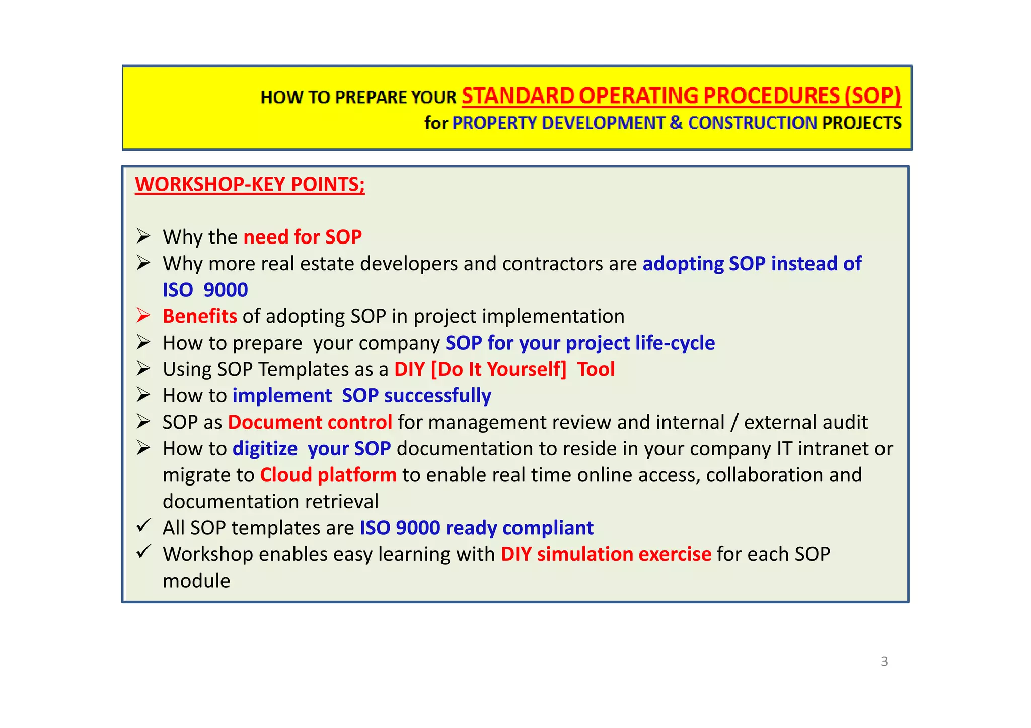 HOW TO PREPARE YOUR STANDARD OPERATING PROCEDURES (SOP) | PPT