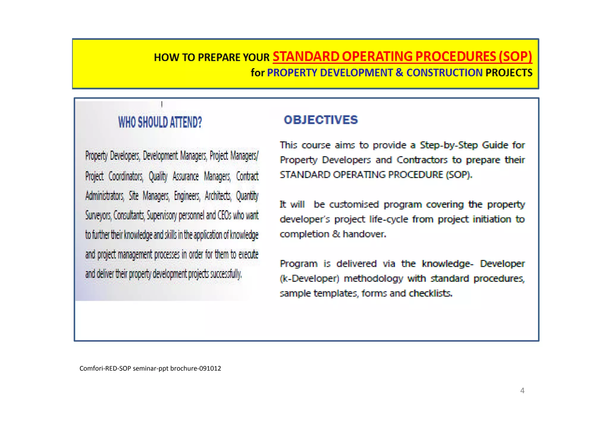 HOW TO PREPARE YOUR STANDARD OPERATING PROCEDURES (SOP) | PPT
