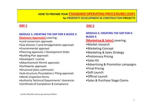 HOW TO PREPARE YOUR STANDARD OPERATING PROCEDURES (SOP) | PDF