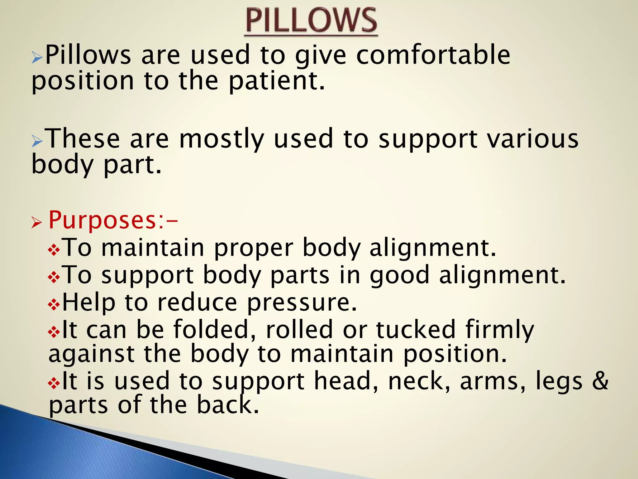 Comfort Devices | PPTX