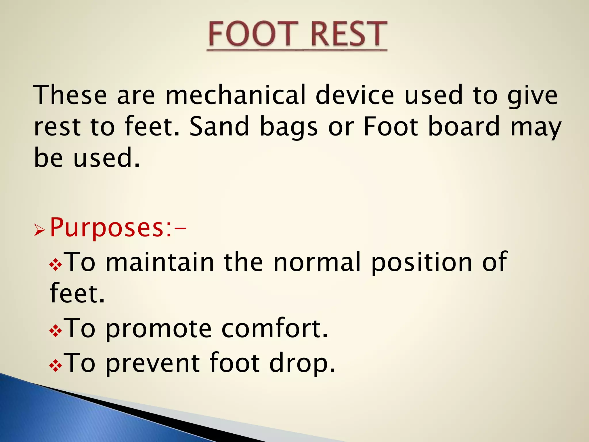 Comfort Devices | PPTX