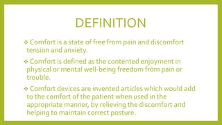 COMFORT DEVICE | PPTX