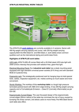COMFORT AND CONVENIENCE FOR GENERAL WORKPLACES: MESSUNG AFM-PLUS | PDF ...