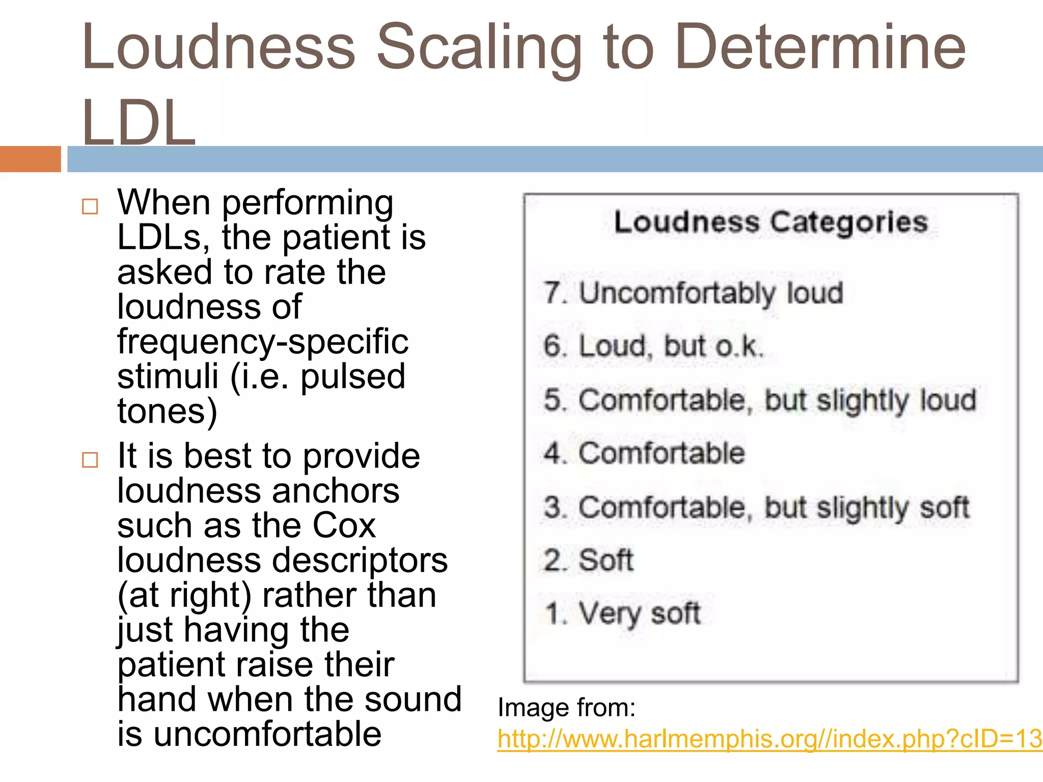 Comfort and loudness measures | PPTX
