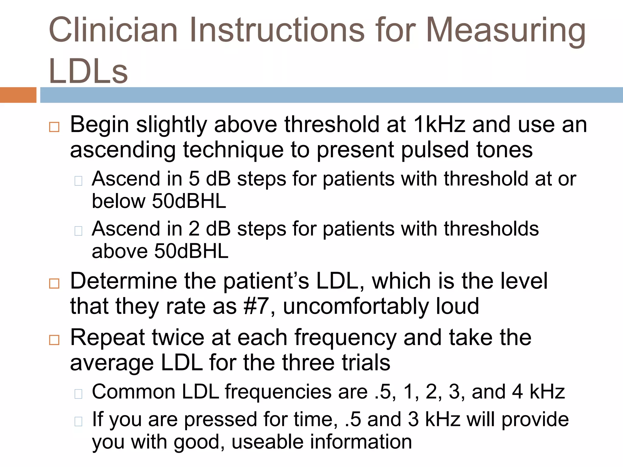 Comfort and loudness measures | PPTX