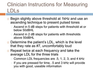 Comfort and loudness measures | PPTX