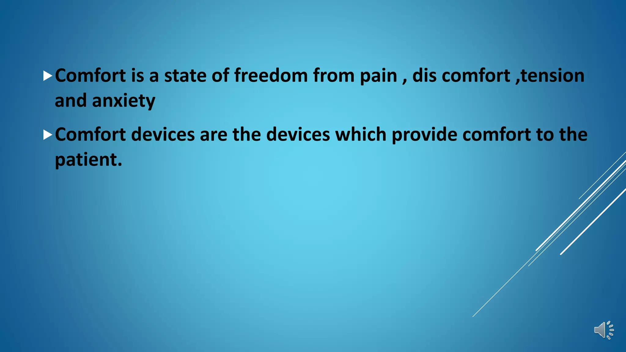 Comfort device | PPTX