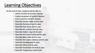 Comfort devices | PPT