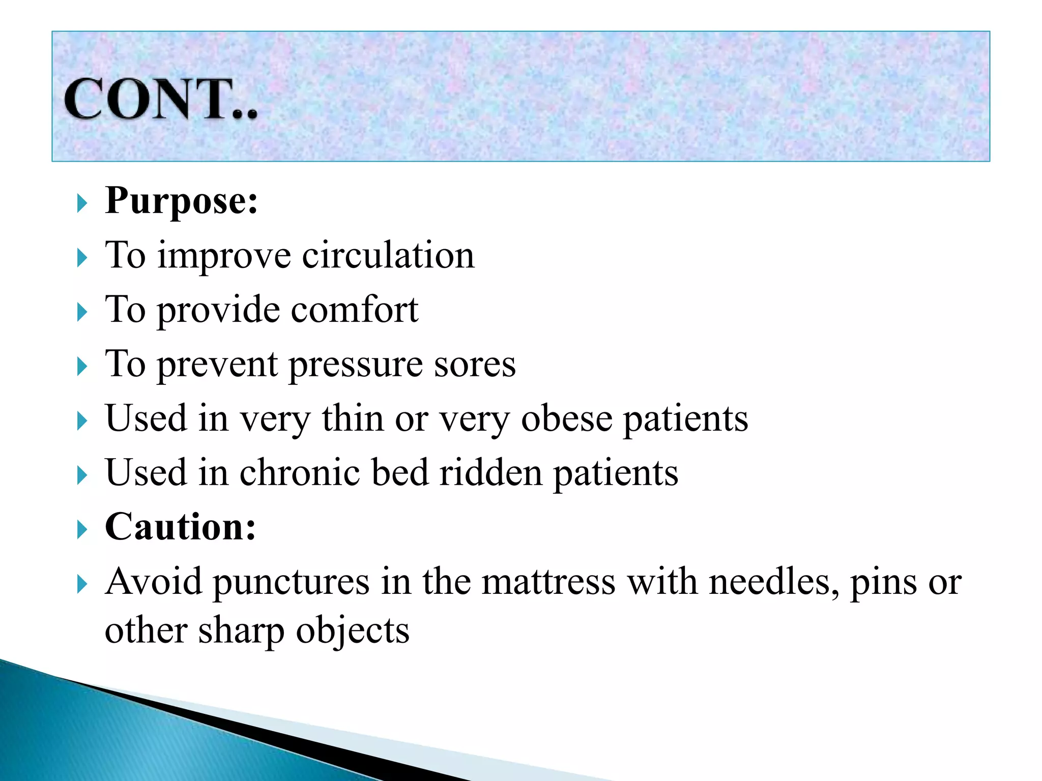 Comfort devices | PPTX