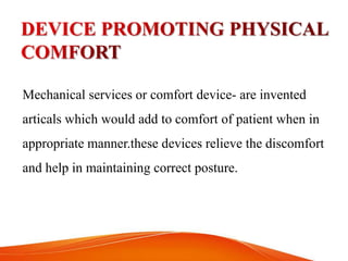 Comfort Devices | PPTX