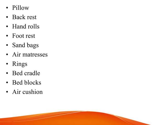 Comfort Devices | PPTX