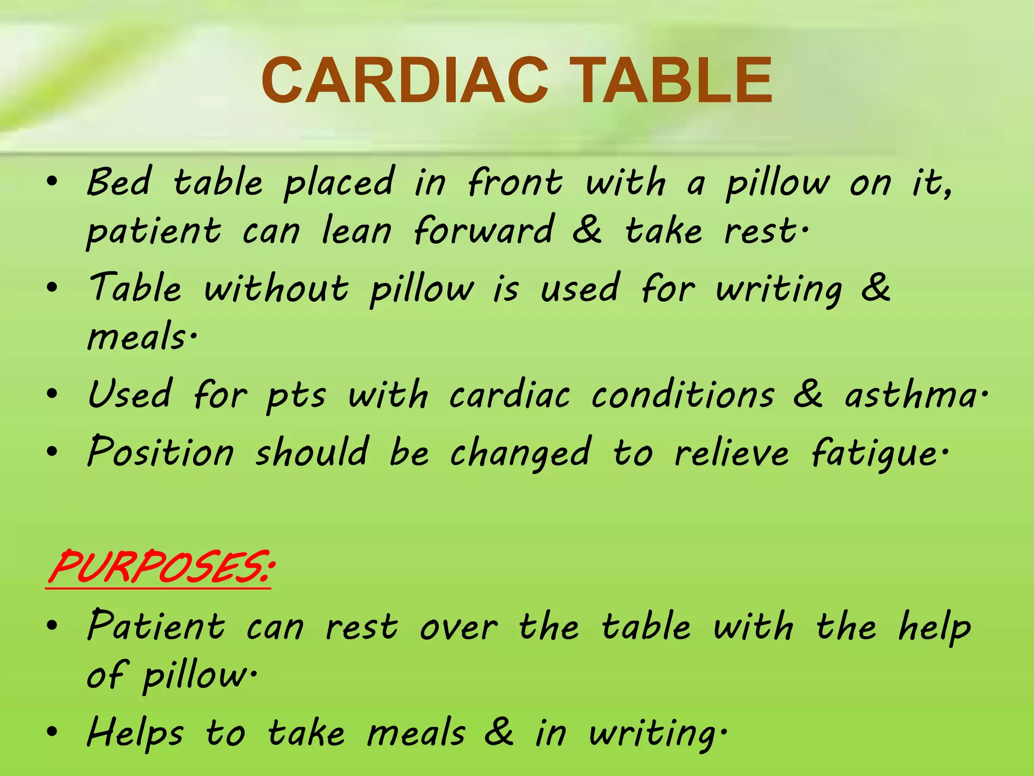 Comfort devices | PPTX