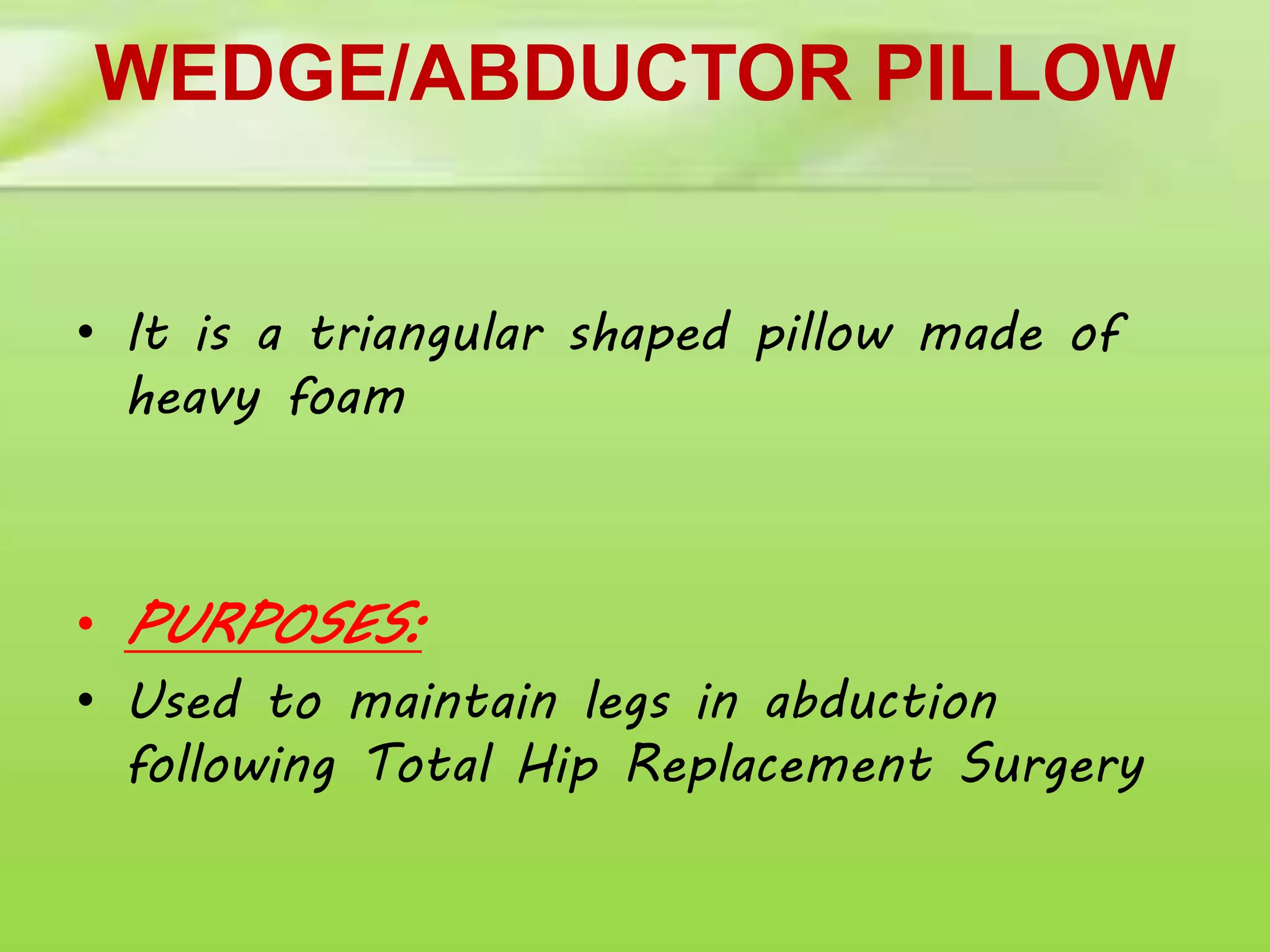 Comfort devices | PPTX