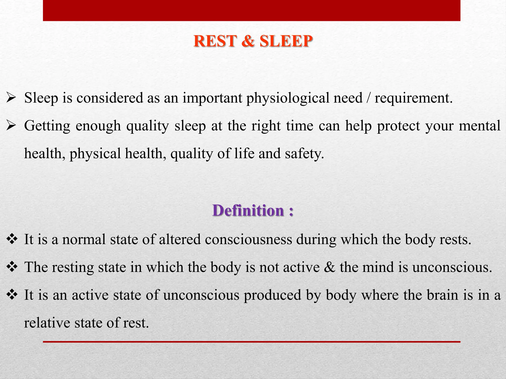 Comfort, Rest, Sleep and Pain.pptx