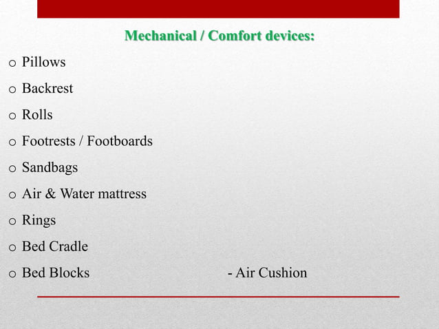 Comfort, Rest, Sleep and Pain.pptx | First Aid | Injuries
